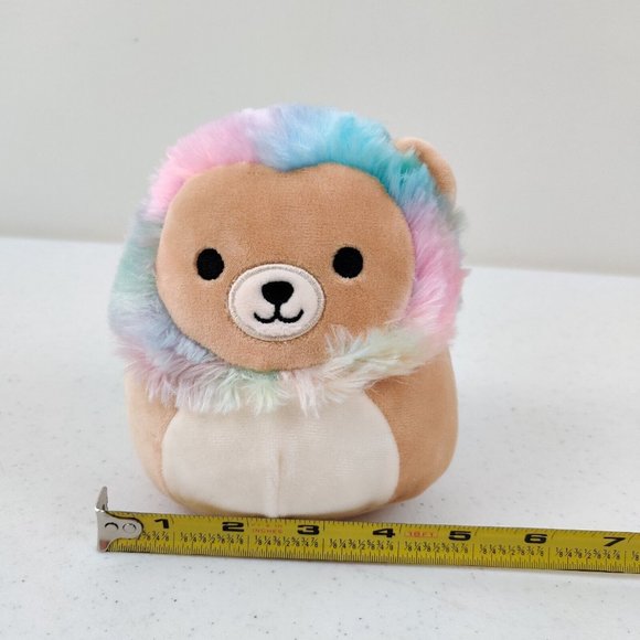 Kellytoy | Toys | Squishmallows 5 Leonard The Rainbow Lion Plush ...